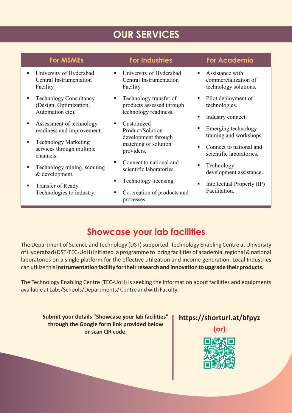 About | DST-TEC @ UoH